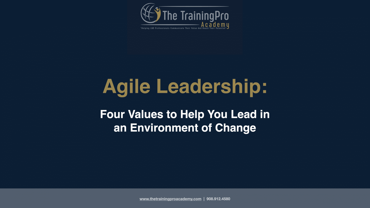 Agile Leadership Course - The TrainingPro Academy